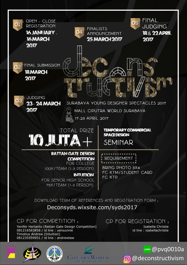 Lomba Desain Gerbang “Rattan Gate Design Competition Petra 2017 ...