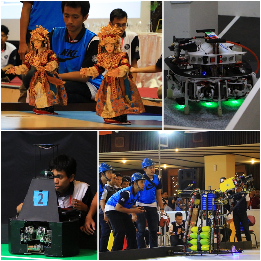 TIM ROBOT UGM RAIH 5 PENGHARGAAN DI KRI REGIONAL 3 – Kreativitas UGM